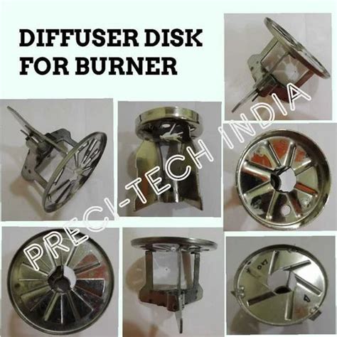 Preci Tech India Stainless Steel Burner Diffuser Plate And Blast Tube For Heating Systems Size