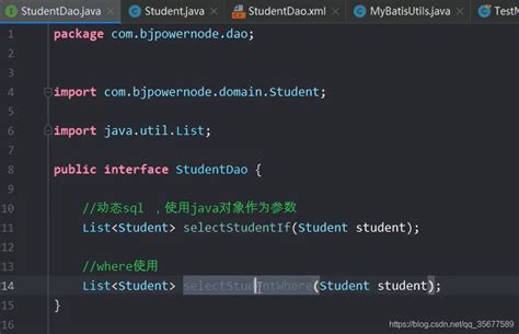 Mybatis Mybatis动态sql 包含if，where，foreach用法mybatis Mapper If 值 包含 Csdn博客