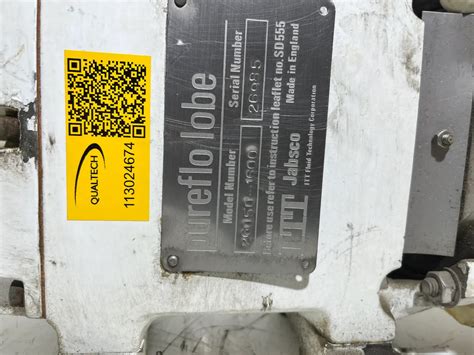 Positive Displacement Pump 113024674 Qualtechsurplus