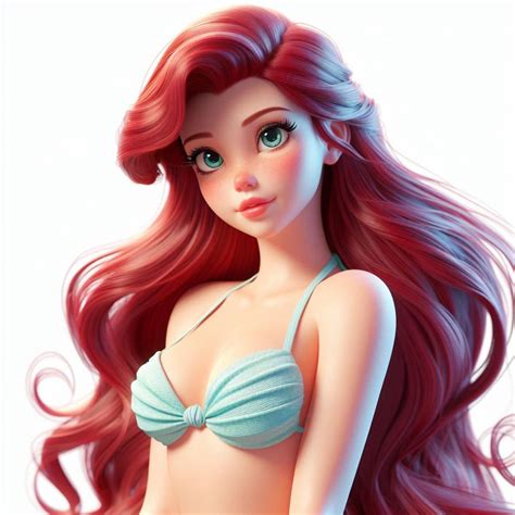 Ariel Wearing Seashell Bikini By Groovy Denzel On Deviantart