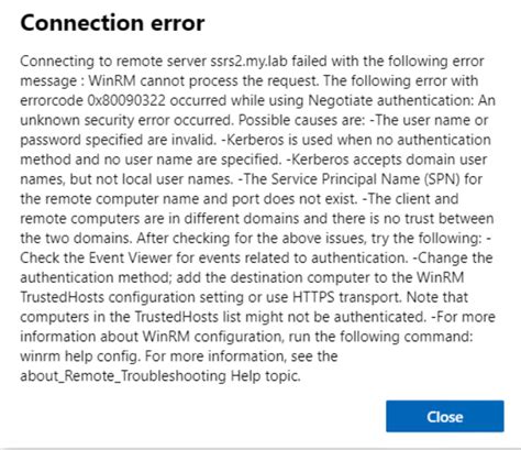 Ssrs Kerberos Authentication Double Hop Small It Things To Remember