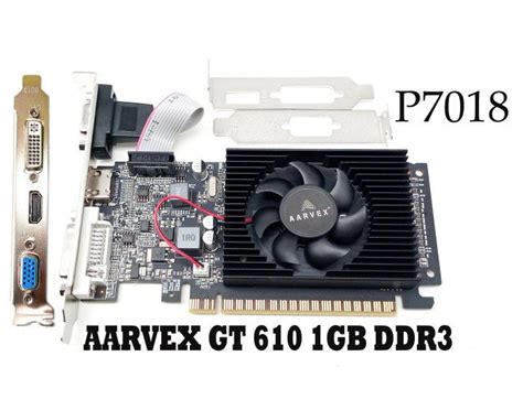 Aarvex Gt 610 1gb Ddr3 Graphic Card Gt610 1gd3 Video Memory Graphics Hardware Display Card