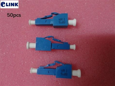 50pcs Lc Upc Fiber Attenuator 5db Female To Male P Grandado
