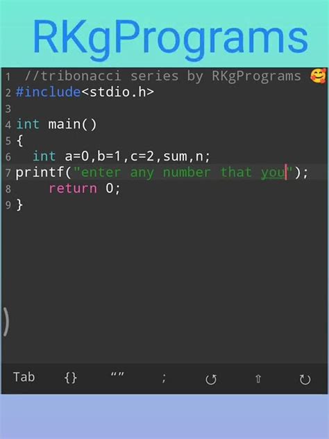 Print Tribonacci Series In C Program 🥰 Tribonacci Series Runtime