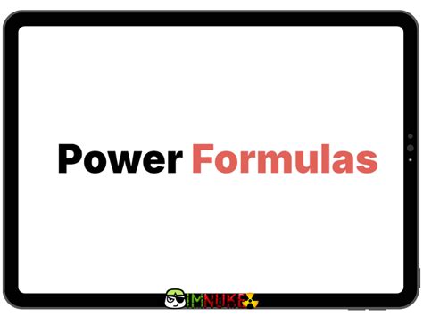 Power Formulas Pro Group Buy