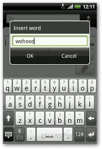 How To Add Custom Words To Android Dictionary