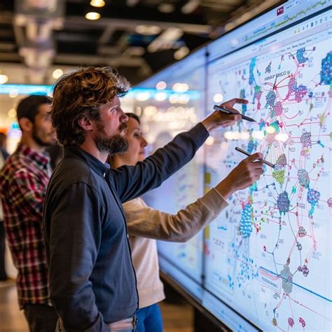 Free Interactive Data Analysis Image Teamwork Technology Innovation