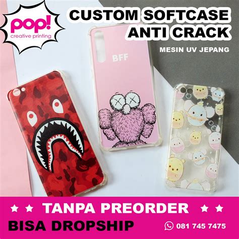 Jual Softcase Anticrack Custom Foto Gambar Case Casing Hape Semarang Anti Crack Jelly Lentur