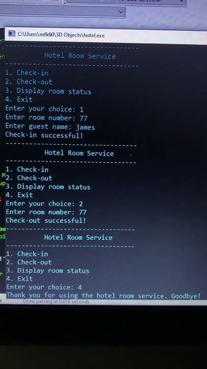 Hotel Check In C Coding Cpp Code Codemasters Codinglife