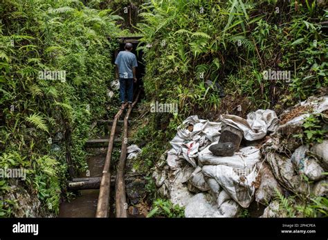 Illegal Gold Extraction In Java Indonesia Asia Stock Photo Alamy