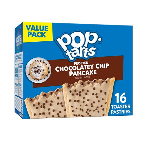 Pop Tarts Frosted Chocolate Chip Pancake Toaster Pastries Ready To Eat