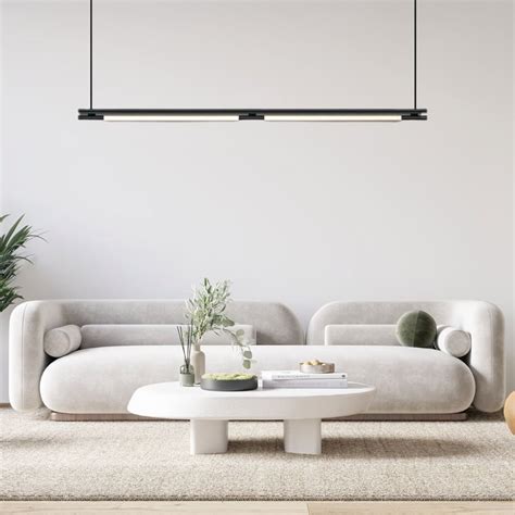 Lámpara De Suspensión Led Sencilla De Metal Negro Estilo Loft