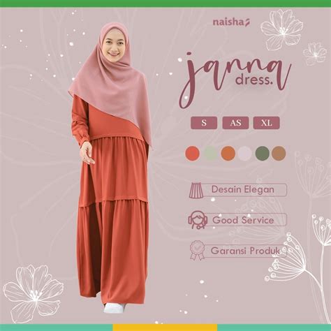 Jual Janna Dress Gamis Only Shopee Indonesia