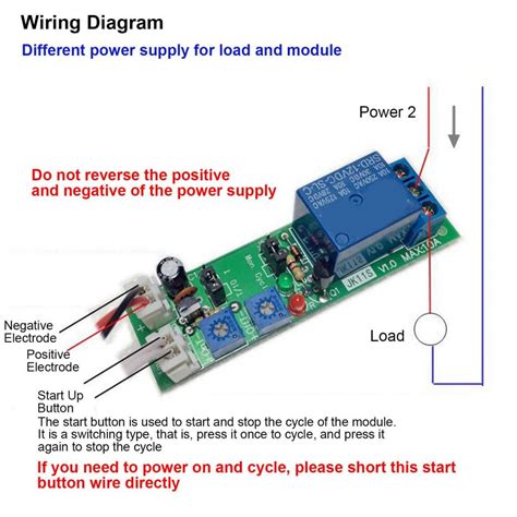 Treee Dc 5v 12v 24v Infinite Cycle Delay Timing Timer Relay On Off