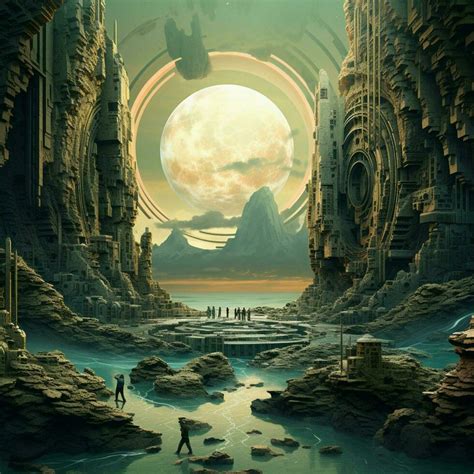 Digital Artifacts Merging To Form Awe Inspiring Compositio 30685510