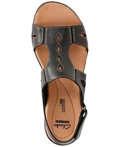 Clarks Collection Womens Leisa Lakelyn Flat Sandals And Reviews Sandals And Flip Flops Shoes