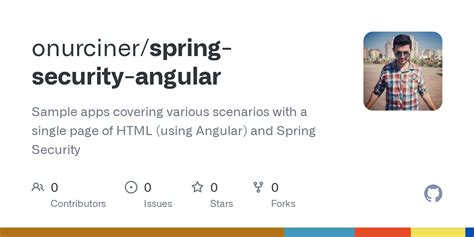 Github Onurcinerspring Security Angular Sample Apps Covering
