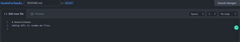 How To Add S On Readme Md File In A Github Repository Geeksforgeeks