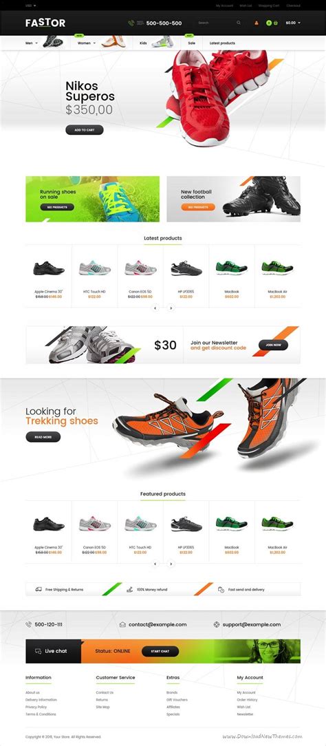 Fastor Multipurpose Shopify Sections Theme Shopify Website Design