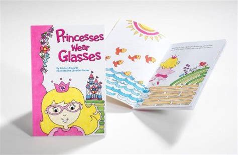 30 Princesses Wear Glasses Book With Pink Sparkly Cape Felt Crown