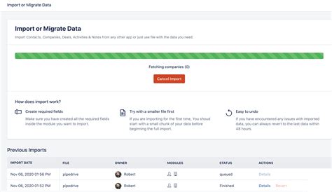 Import Data From Pipedrive Crm Salesmate