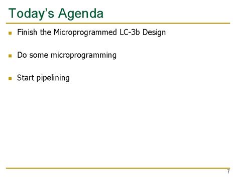 18 447 Computer Architecture Lecture 7 Microprogrammed Microarchitectures