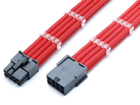 Pin PCIE GPU Sleeved Extensions Cable Cm Shakmods