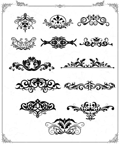 Premium Vector Free Vector Collection Set Of Label Ornament Vector Illustration