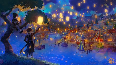 Genshin Impact Pc Aesthetic Wallpapers Wallpaper Cave