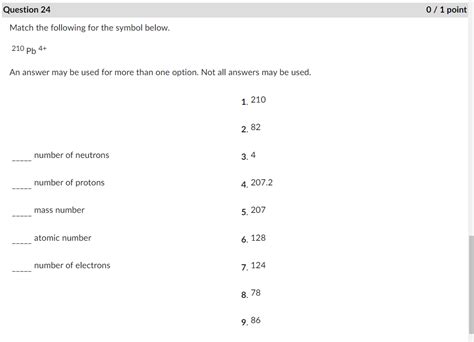 solved question 1 match the correct terms the subatomic