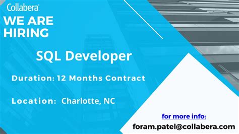 Ray Chirag On Linkedin Sqldeveloper Sql Charlotte Northcarolina