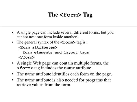 ppt tutorial 6 creating web page forms powerpoint presentation free