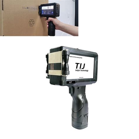 Small Handheld Portable Inkjet Printer For Bag Cartons Batch Coding Date Expiry Number Barcode