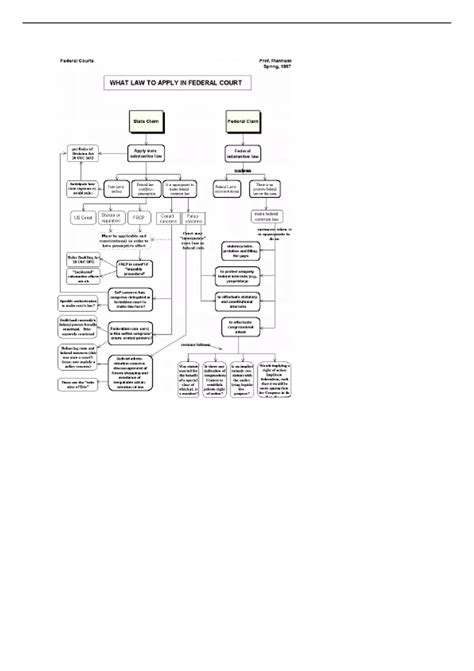 Erie Doctrine Chart For Civ Pro Civpro Stuvia Us