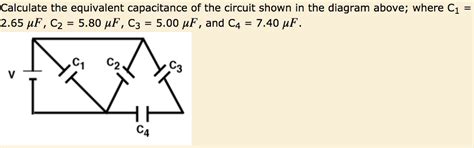 Solved Calculate The Equivalent Capacitance Of The Circuit
