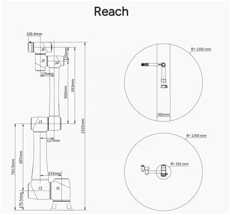 6 Axis Collaborative Industrial Robot Arm Cr10 Collaborative Robot