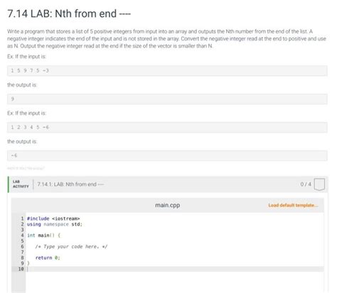 solved hints use a single for loop and update variables