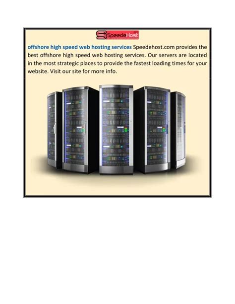 Ppt Offshore High Speed Web Hosting Services