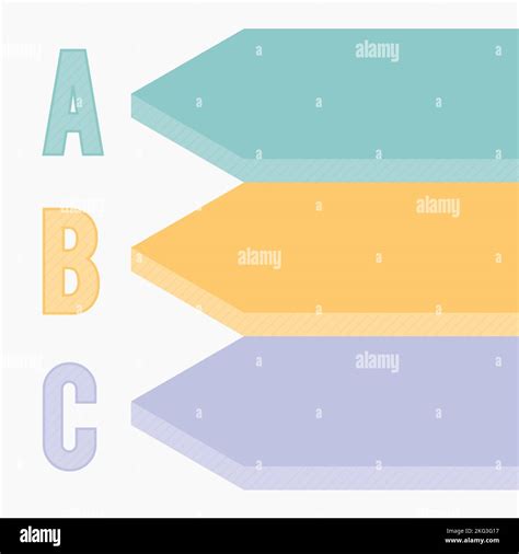 Minimalist Infographics Abc Data Visualization Comparison Vector Illustration Flat Design