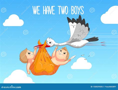 Nettes H Schen Auf Blumenhintergrund Mit Text Storch Der Ein Nettes Baby In Einer Tasche Tr Gt