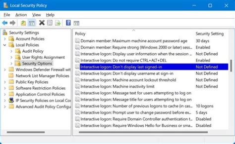 How To Hide The Last Logged On User Account In Windows Online Computer Tips