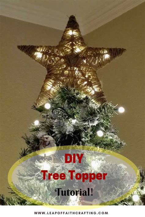 DIY Tree Topper From Dollar Tree Items Leap Of Faith Crafting