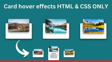 Responsive Card Hover Effect Using Html And Css