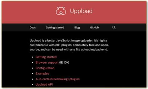 25 Best Javascript File Upload Library And Plugins Css Author