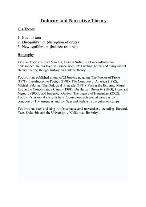 Todorov And M Pdf