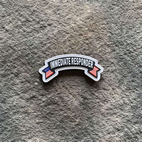 Immediate Responder Tab Pvc Patch Patchops
