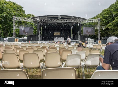 Main Stage Empty At Django Reinhardt Festival In Fontainebleau Before