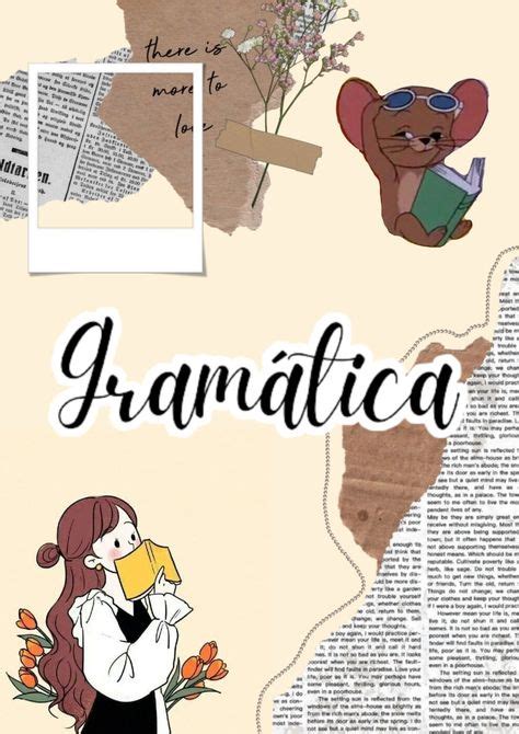 Capa De Caderno Gramatica