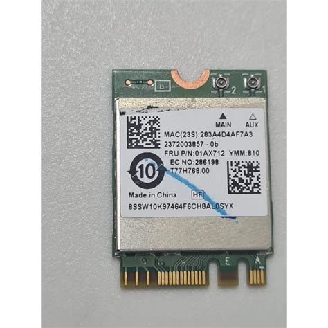Original Wifi Card Rtl8822be 802 11ac 2 4g 5ghz 1200mbps Wi Fi Bluetooth Compatible 4 0 M2 Ngff