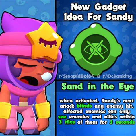 Sandy Gadget Idea D Rbrawlstars